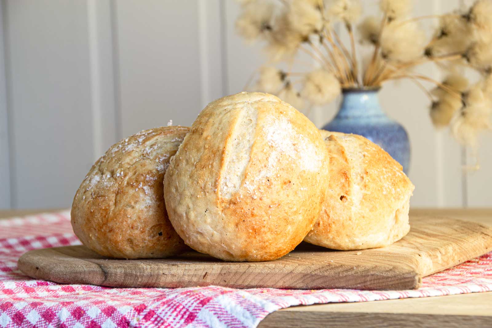 Havrerundstykker - Monicas tradisjonsbakeri